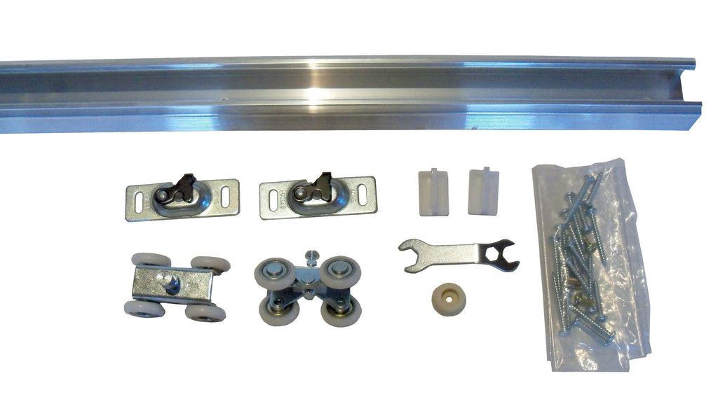 Heavy Duty Pocket Door Track & Hardware for doors up to 250-lbs ...