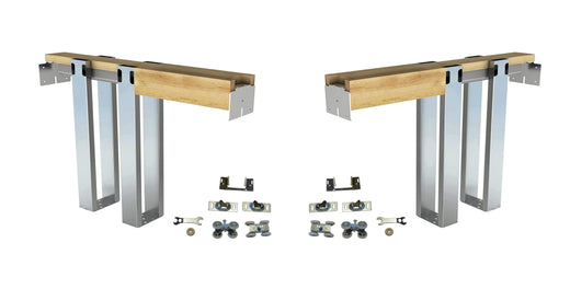 HBP- Heavy Duty DOUBLE Pocket Door Frame Kits- With Converging Door Kit ...