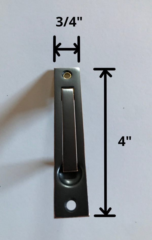 HBP Solid Brass Edge Pull - 4" | Hartford Building Products